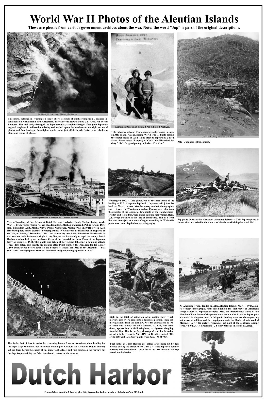 Dutch Harbor WWII | Arkansas National Guard Museum